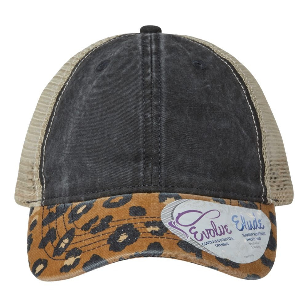 Infinity Her - Women's Animal Print Mesh Back Cap - JANET – EasyEssentials
