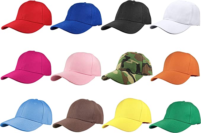 Gelante Plain Blank Baseball Caps Adjustable Back Strap – EasyEssentials